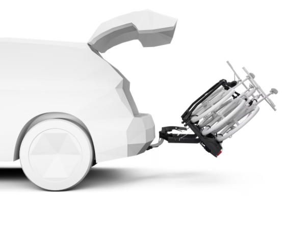 Thule VeloSpace 3 (3-bike platform) towbar bike rack - Telford Towbars